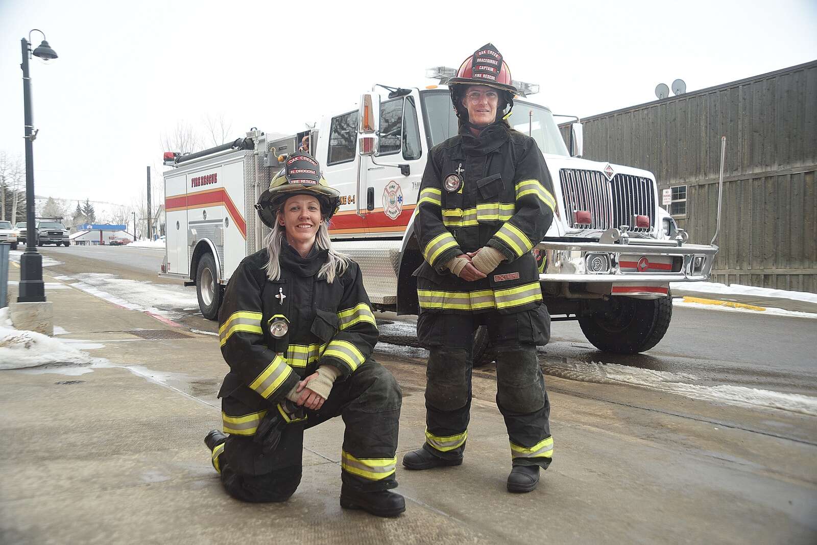 Female fire power: Oak Creek welcomes 1st all-female firefighting team ...